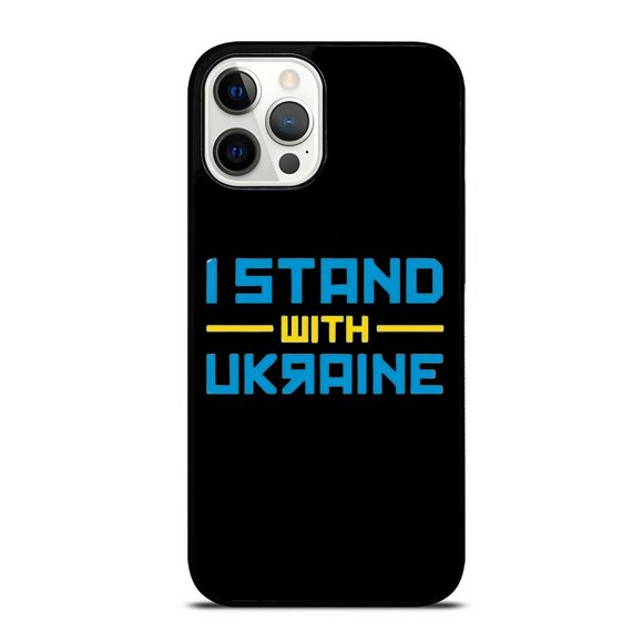 Accessories | I Stand With Ukraine Ukrainian Flag Colors On Black ...
